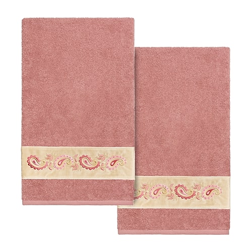 Click here for Linum Home Textiles Mackenzie 2-pc. Embellished Pa... prices