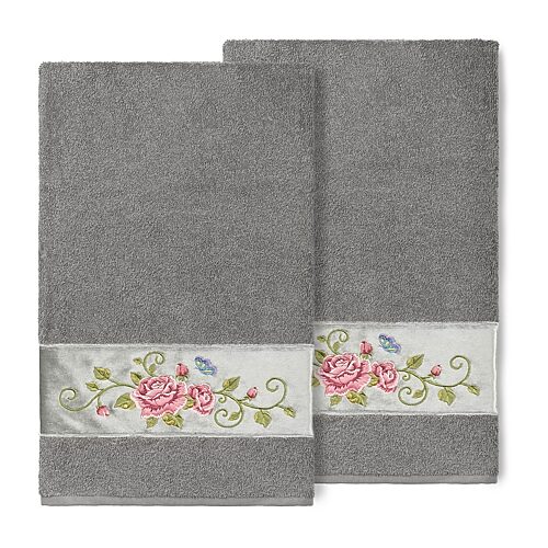 Click here for Linum Home Textiles Rebecca 2-pc. Embellished Flor... prices