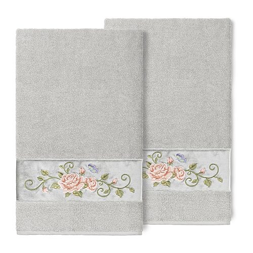 Click here for Linum Home Textiles Rebecca 2-pc. Embellished Flor... prices