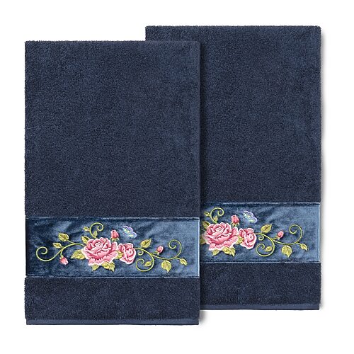 Click here for Linum Home Textiles Rebecca 2-pc. Embellished Flor... prices