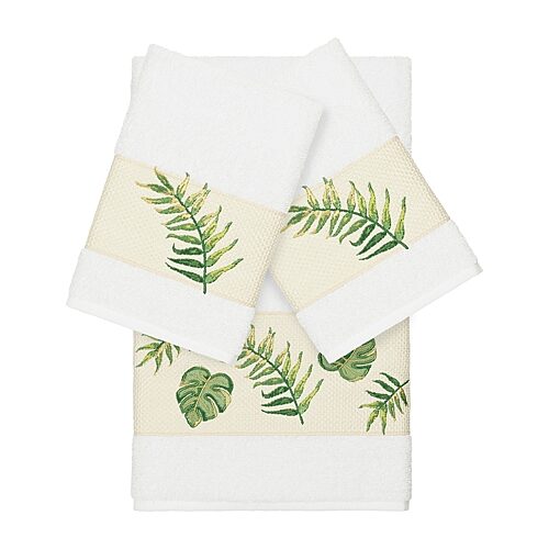 Click here for Linum Home Textiles Zoe Embellished 3-pc. Bath Tow... prices