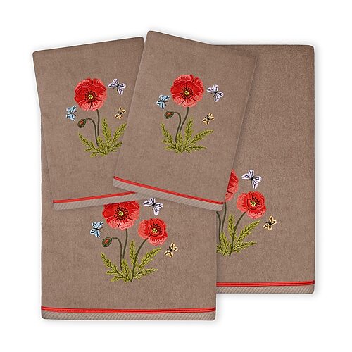 Click here for Linum Home Textiles Polly Embellished 4-pc. Bath T... prices