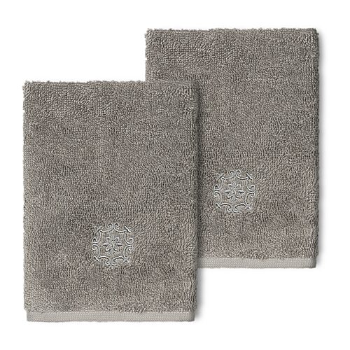 Click here for Linum Home Textiles Alyssa 2-pc. Embellished Washc... prices
