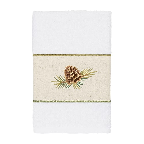 Click here for Linum Home Textiles Pierre Embellished Hand Towel... prices