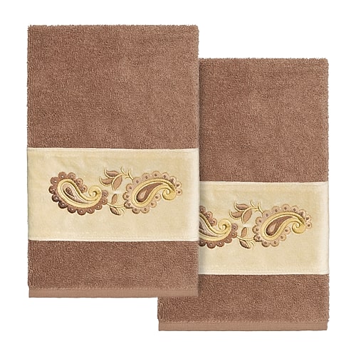 Click here for Linum Home Textiles Mackenzie 2-pc. Embellished Ha... prices