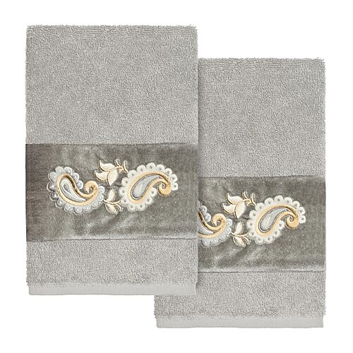 Click here for Linum Home Textiles Mackenzie 2-pc. Embellished Ha... prices