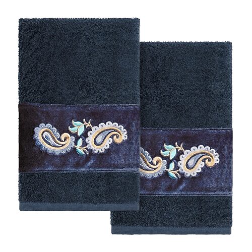 Click here for Linum Home Textiles Mackenzie 2-pc. Embellished Ha... prices