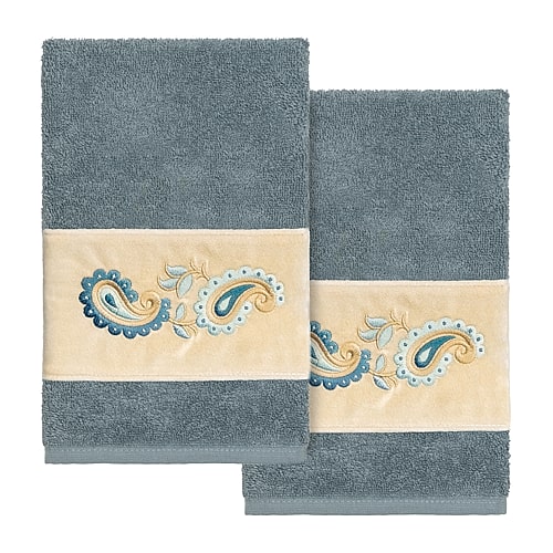 Click here for Linum Home Textiles Mackenzie 2-pc. Embellished Ha... prices