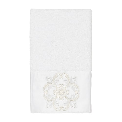 Click here for Linum Home Textiles Alyssa Embellished Hand Towel... prices