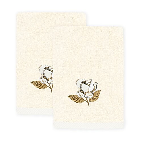 Click here for Linum Home Textiles Maggie 2-pc. Embellished Finge... prices