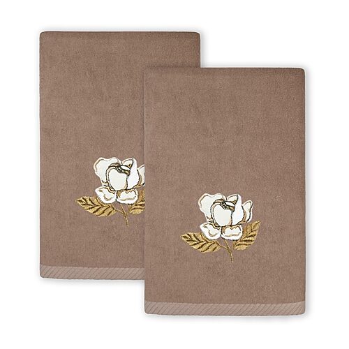Click here for Linum Home Textiles Maggie 2-pc. Embellished Finge... prices