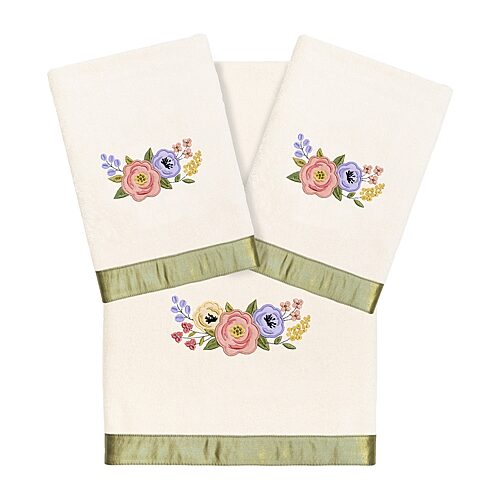 Click here for Linum Home Textiles Verano Embellished 3-pc. Bath... prices