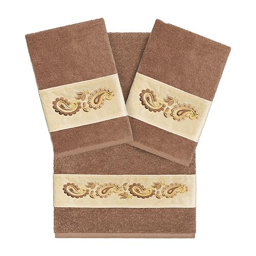Click here for Linum Home Textiles Mackenzie Embellished 3-pc. Ba... prices