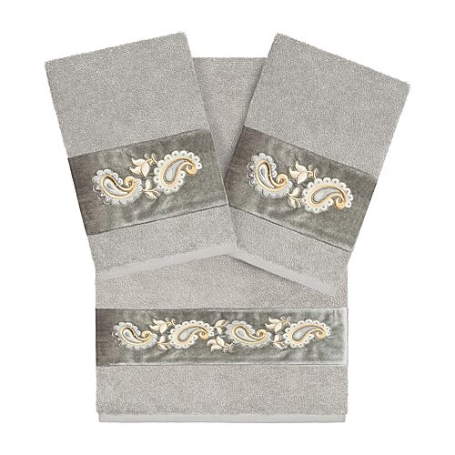Click here for Linum Home Textiles Mackenzie Embellished 3-pc. Ba... prices