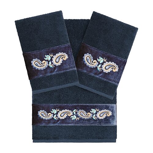 Click here for Linum Home Textiles Mackenzie Embellished 3-pc. Ba... prices