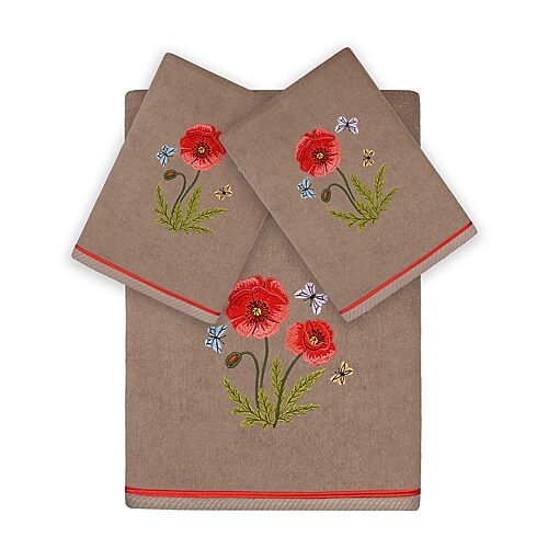 Click here for Linum Home Textiles Polly Embellished 3-pc. Bath T... prices