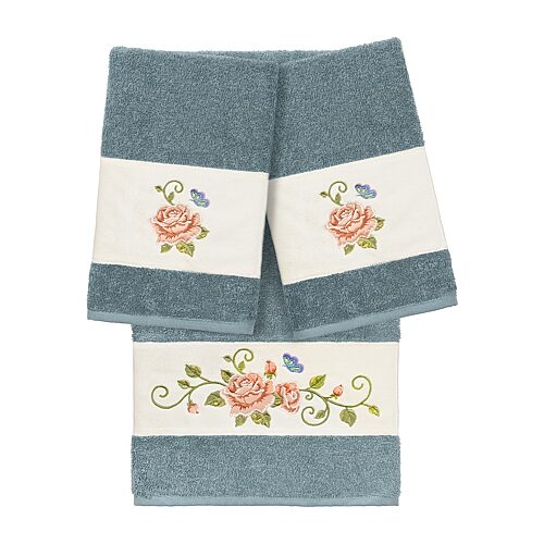 Click here for Linum Home Textiles Rebecca Embellished 3-pc. Bath... prices