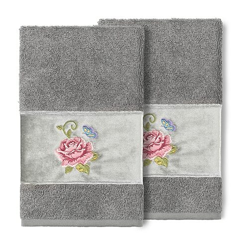 Click here for Linum Home Textiles Rebecca 2-pc. Embellished Hand... prices