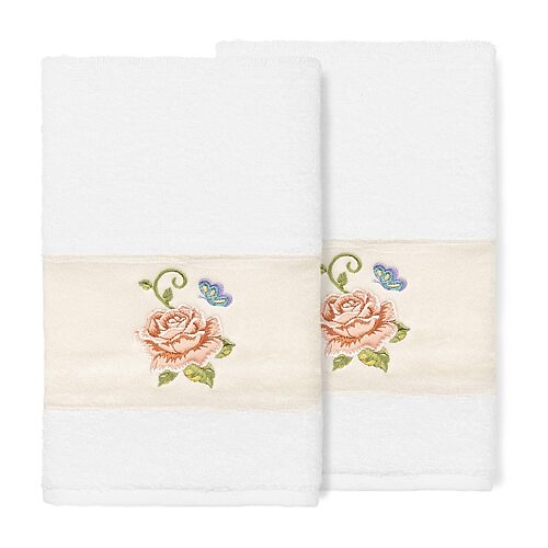 Click here for Linum Home Textiles Rebecca 2-pc. Embellished Hand... prices