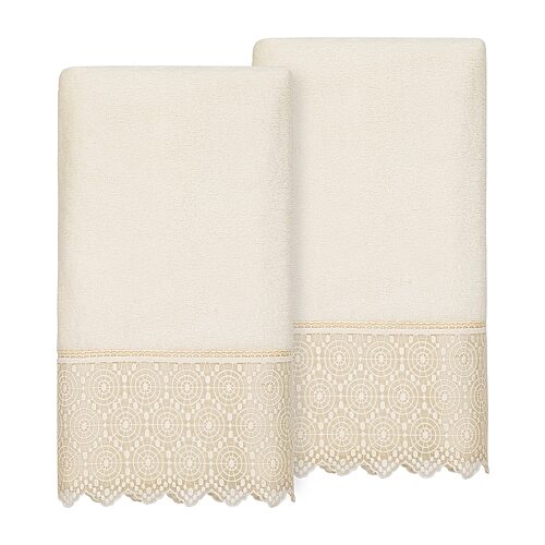 Click here for Linum Home Textiles Arian Embellished 2-pc. Embell... prices