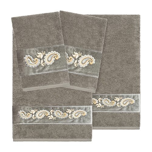 Click here for Linum Home Textiles Mackenzie Embellished 4-pc. Ba... prices
