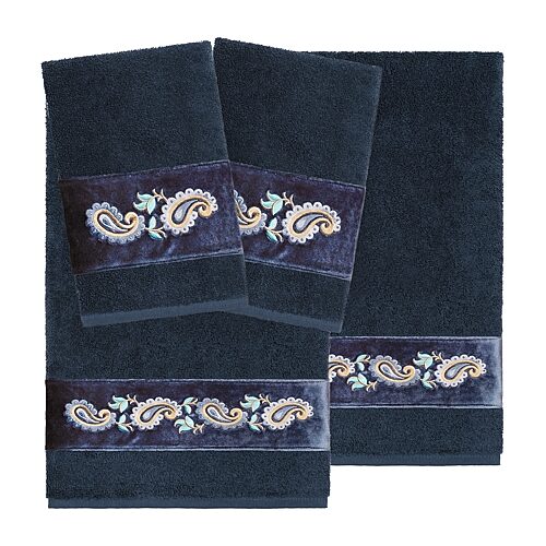 Click here for Linum Home Textiles Mackenzie Embellished 4-pc. Ba... prices