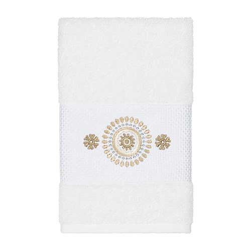 Click here for Linum Home Textiles Isabelle Embellished Hand Towe... prices
