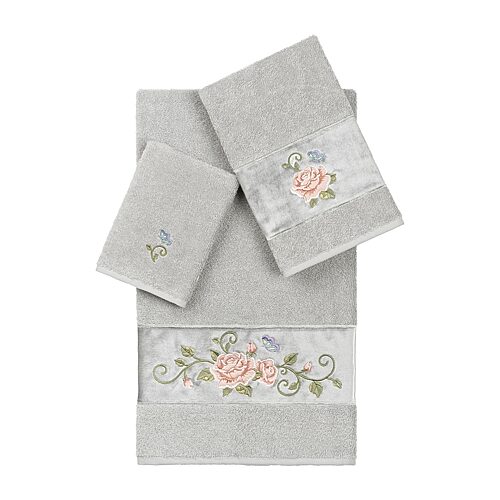 Click here for Linum Home Textiles Rebecca Embellished 3-pc. Bath... prices