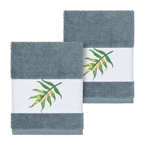 Click here for Linum Home Textiles Zoe 2-pc. Embellished Washclot... prices