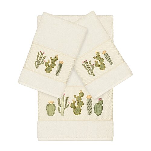 Click here for Linum Home Textiles Mila Embellished 3-pc. Bath To... prices