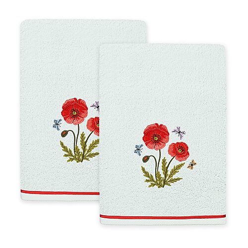 Click here for Linum Home Textiles Polly 2-pc. Embellished Floral... prices