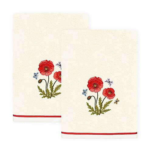Click here for Linum Home Textiles Polly 2-pc. Embellished Floral... prices