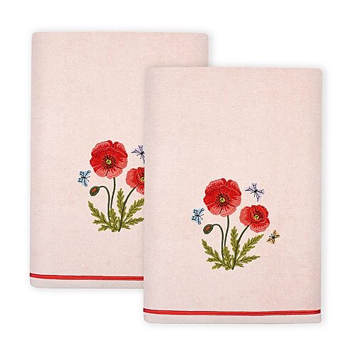 Click here for Linum Home Textiles Polly 2-pc. Embellished Floral... prices