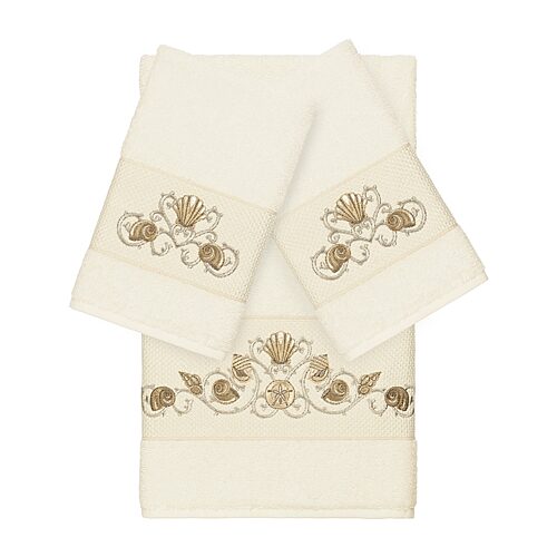 Click here for Linum Home Textiles Bella Embellished 3-pc. Bath T... prices