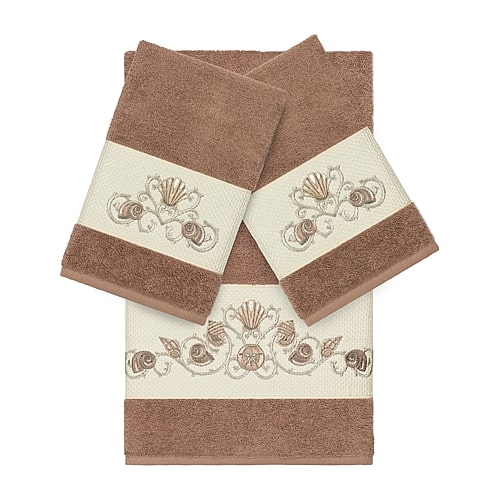 Click here for Linum Home Textiles Bella Embellished 3-pc. Bath T... prices