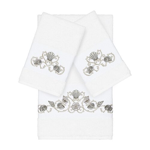 Click here for Linum Home Textiles Bella Embellished 3-pc. Bath T... prices