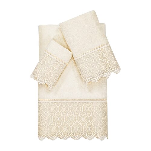 Click here for Linum Home Textiles Arian Embellished 3-pc. Bath T... prices