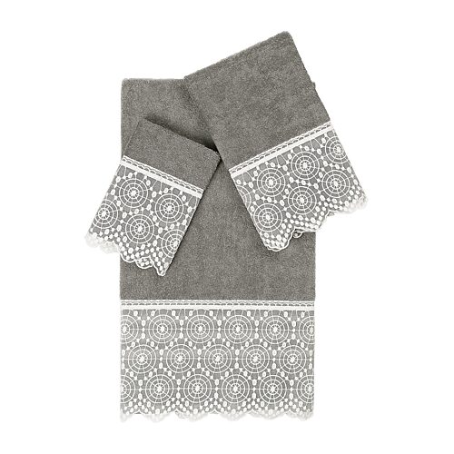 Click here for Linum Home Textiles Arian Embellished 3-pc. Bath T... prices