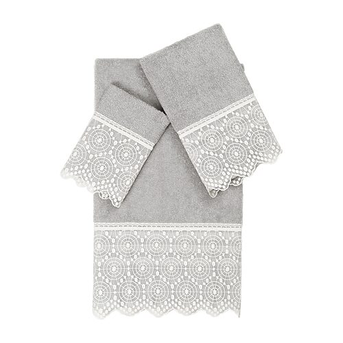 Click here for Linum Home Textiles Arian Embellished 3-pc. Bath T... prices