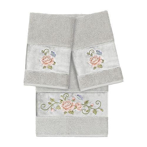 Click here for Linum Home Textiles Rebecca Embellished 3-pc. Bath... prices