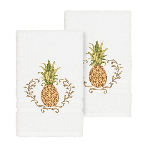 Click here for Linum Home Textiles Welcome Embellished 2-pc. Embe... prices