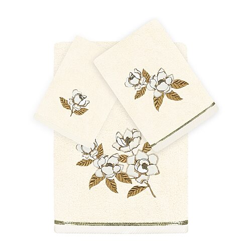 Click here for Linum Home Textiles Maggie Embellished 3-pc. Bath... prices
