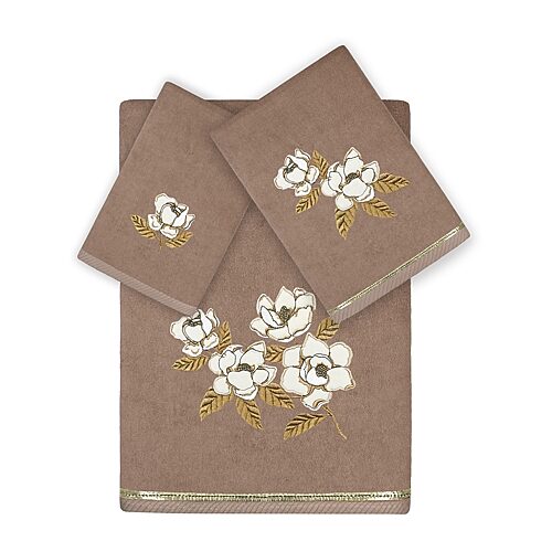 Click here for Linum Home Textiles Maggie Embellished 3-pc. Bath... prices