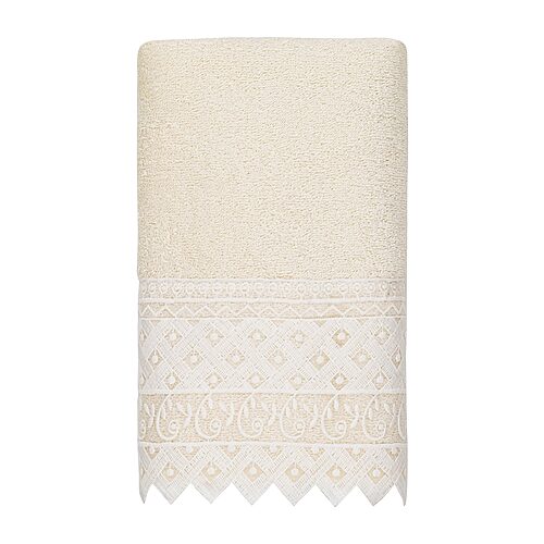 Click here for Linum Home Textiles Aiden Embellished Hand Towel... prices