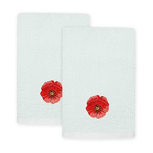 Click here for Linum Home Textiles Polly 2-pc. Embellished Finger... prices