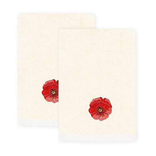 Click here for Linum Home Textiles Polly 2-pc. Embellished Finger... prices