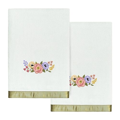 Click here for Linum Home Textiles Verano Embellished 2-pc. Embel... prices