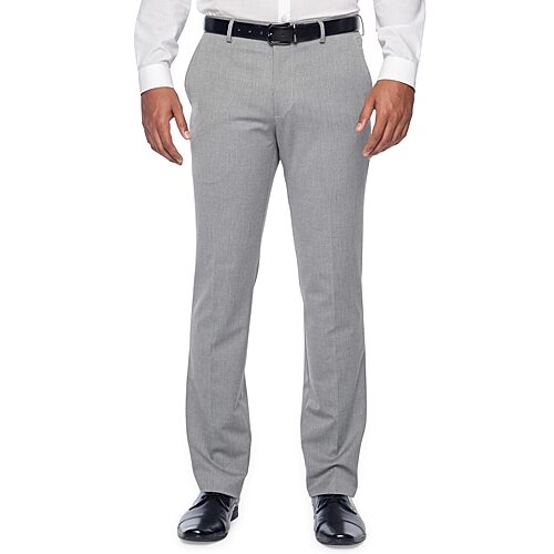 Click here for J.Ferrar 360 Stretch Light Gray Texture Mens Slim... prices
