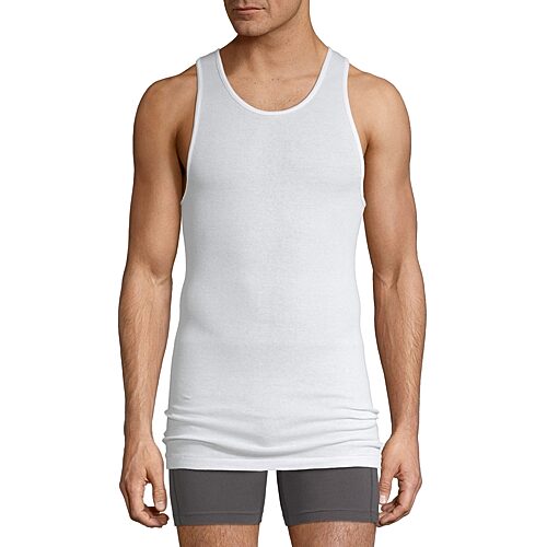 Click here for Stafford Ultra Soft Mens Sleeveless 4 Pack Tank  X... prices