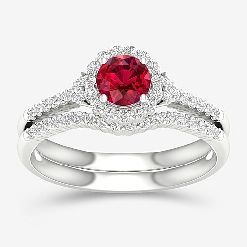 Click here for Womens 3/8 CT. T.W. Genuine Blue Sapphire 10K Two... prices
